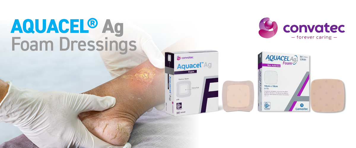 AQUACEL® Ag Foam Dressings: The all-in-one dressing